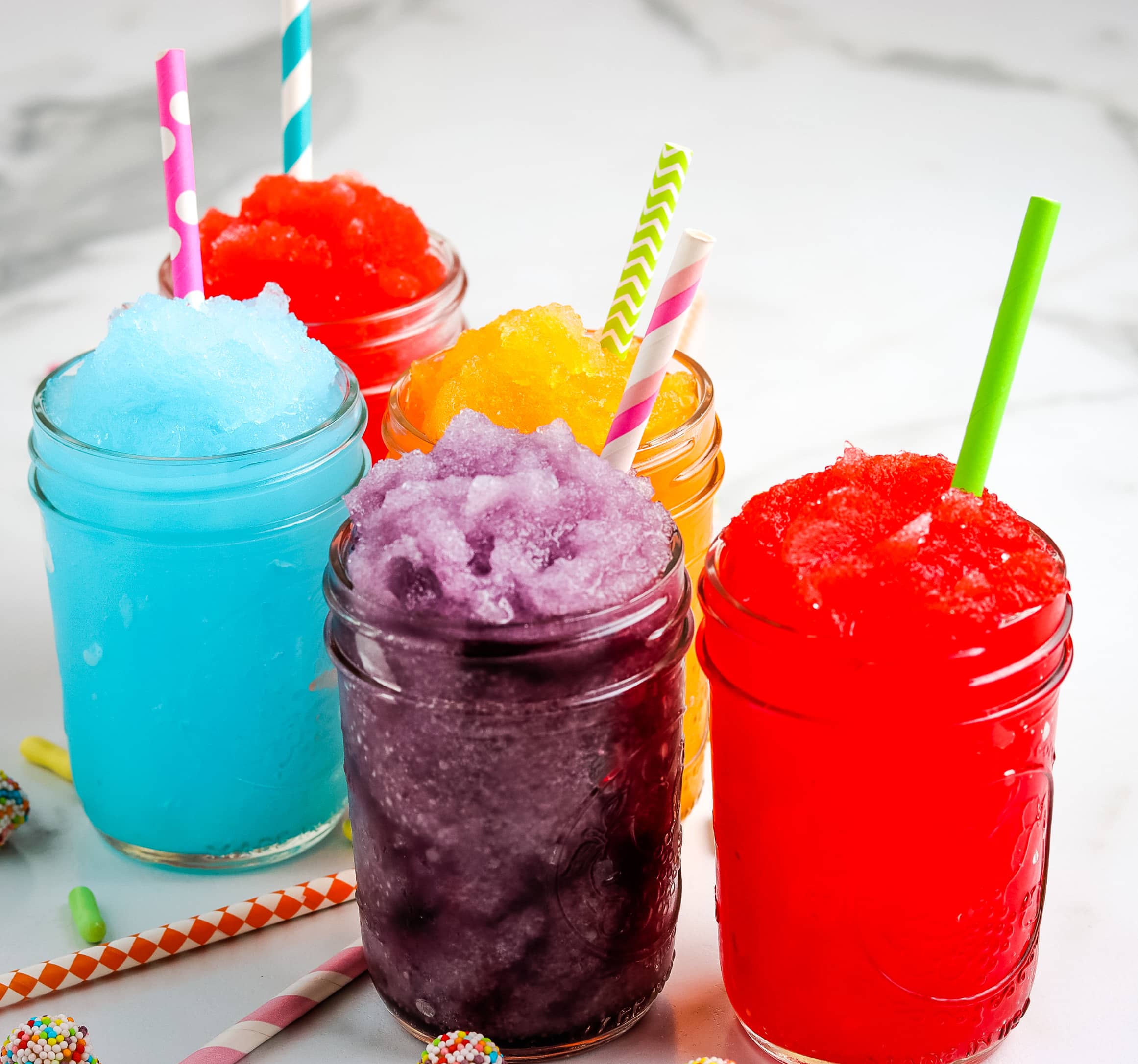 Refreshing Slushies at Sips 'N' Sweet Treats